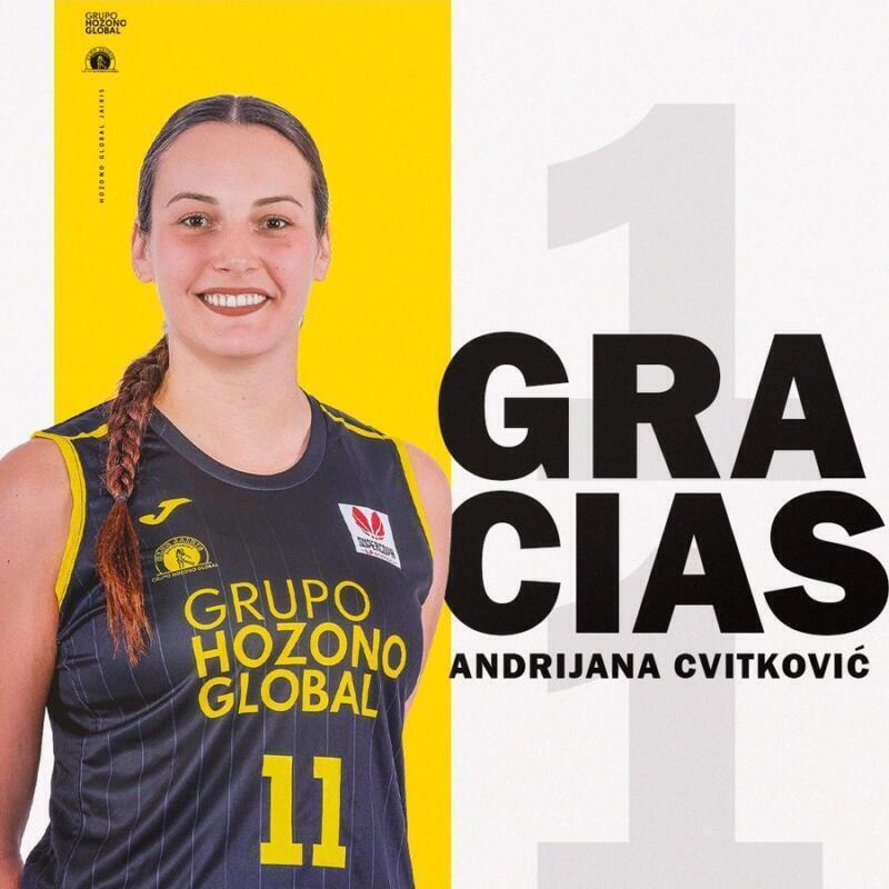 Andrijana Cvitkovic deja el Hozono Jairis y se une a nuevo equipo
